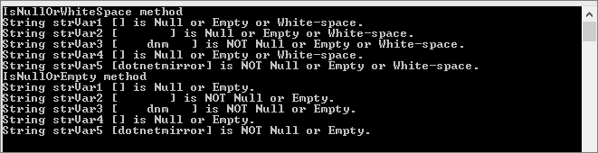 Difference between string.IsNullOrWhiteSpace and string.IsNullOrEmpty ...